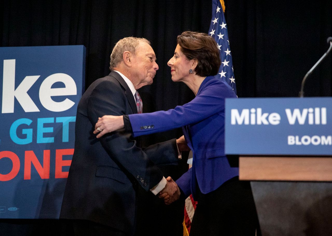 Rhode Island governor backs Michael Bloomberg for president
