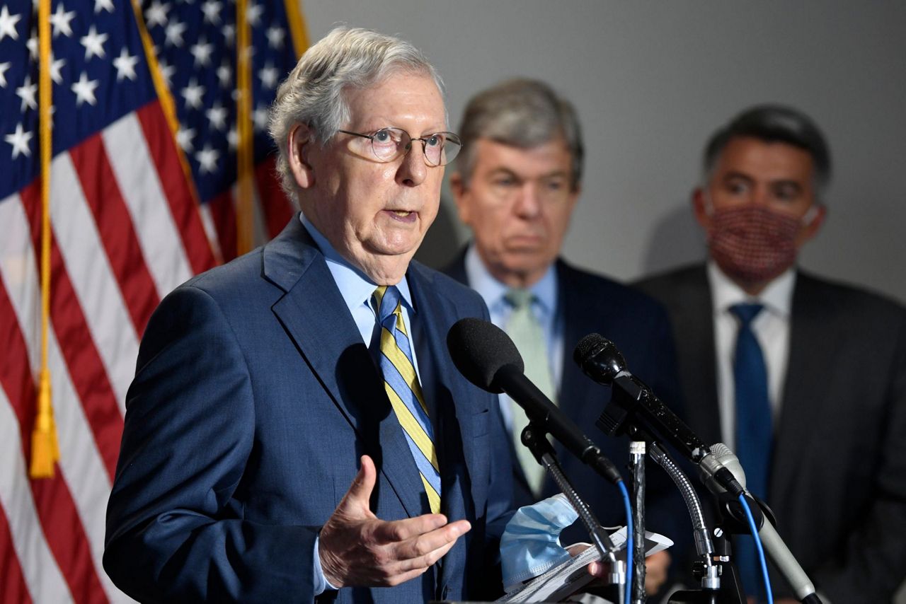 GOP tries to save its Senate majority, with or without Trump
