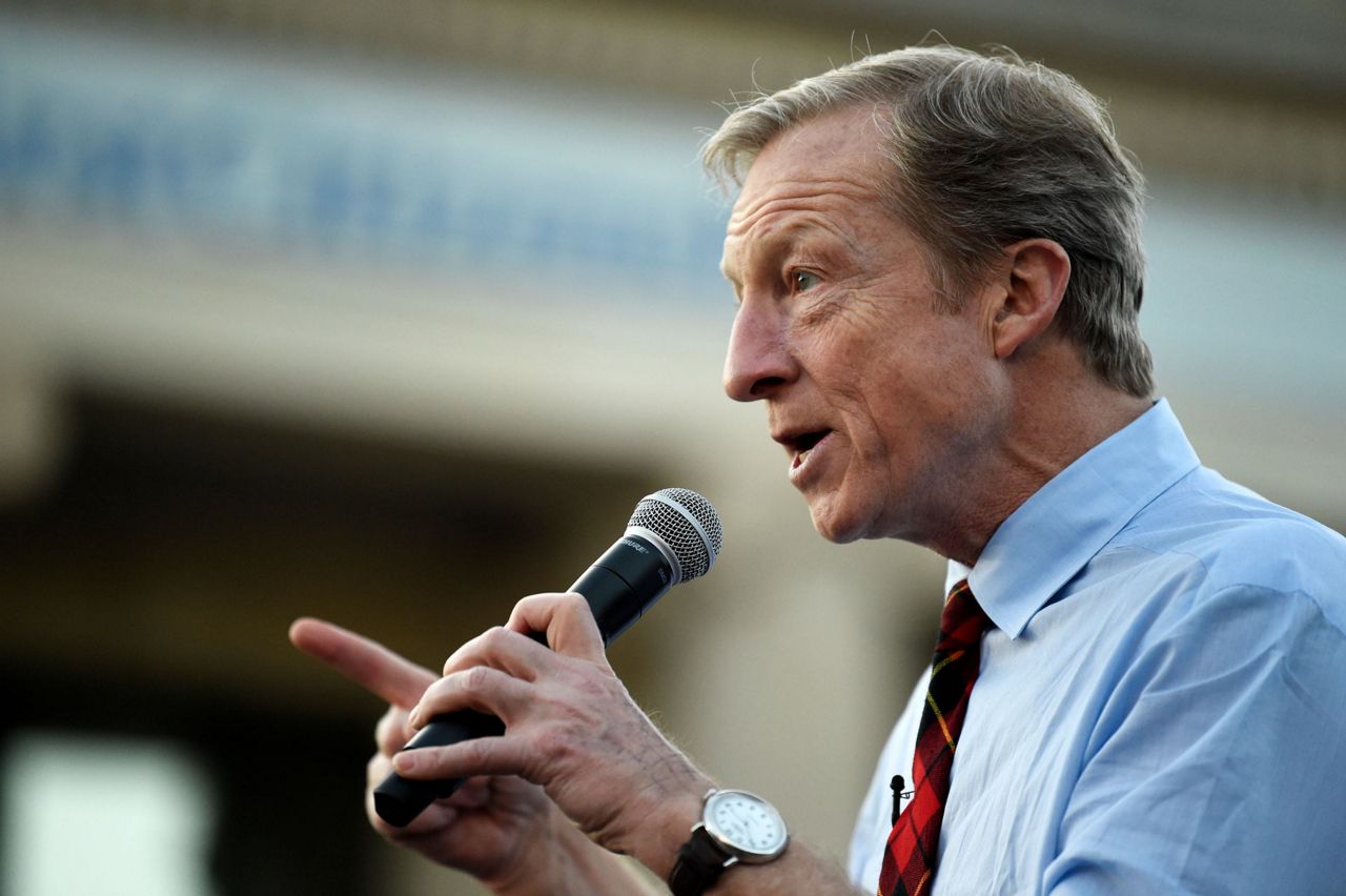 Steyer's wife moves to S. Carolina for rest of 2020 campaign
