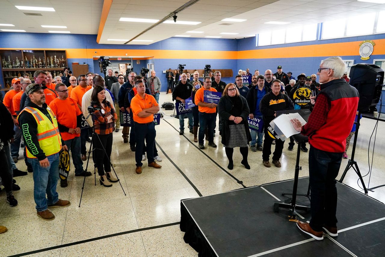 Wisconsins Evers In 2nd Term Bid Says Democracy At Stake