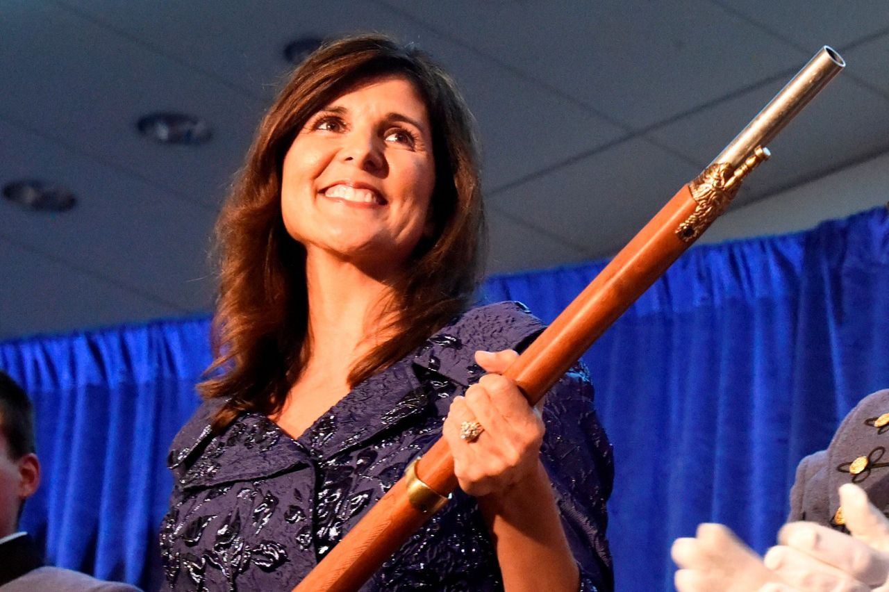 Haley to receive GOP group's highest award at The Citadel