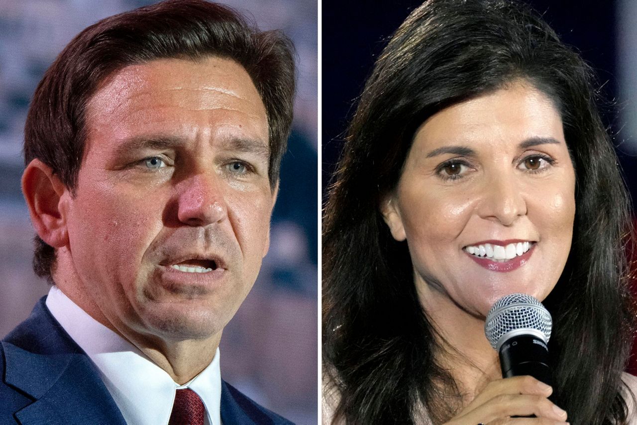 DeSantis and Haley are battling to emerge in Iowa as the preferred ...