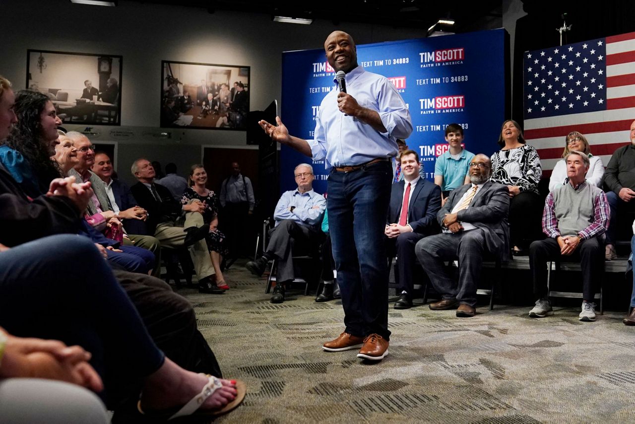Tim Scott launching ad campaign in Iowa, New Hampshire for expected ...