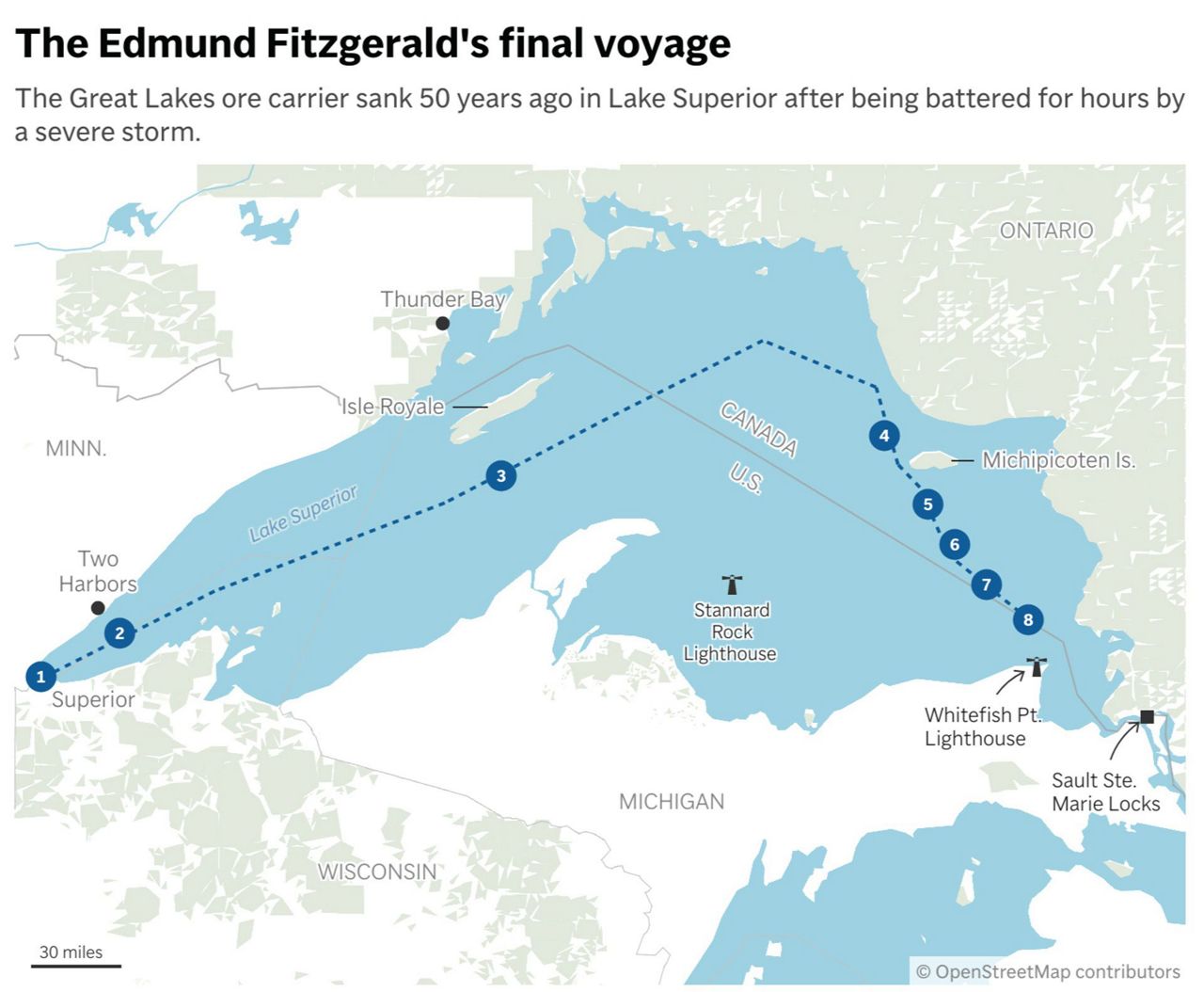 'The legend lives on': Wreck of the Edmund Fitzgerald still resonates ...