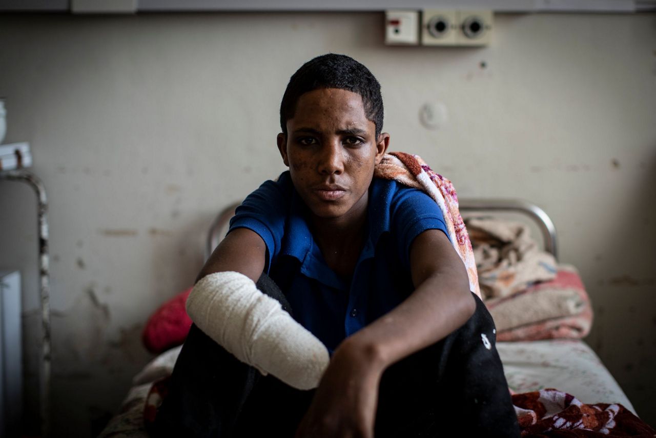 Lost limbs, rising anger as town is caught up in Tigray war