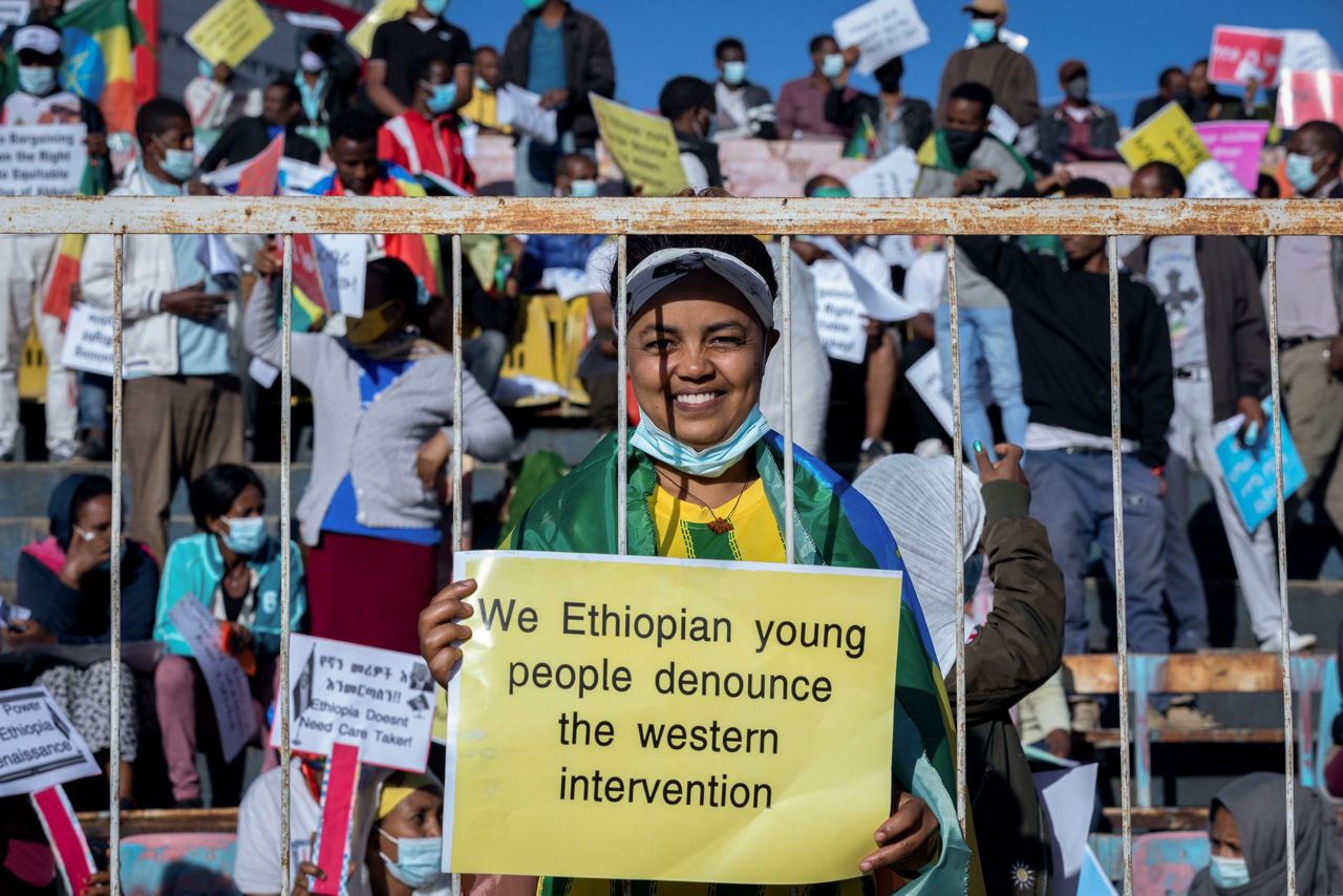 Ethiopians protest US sanctions over brutal Tigray war