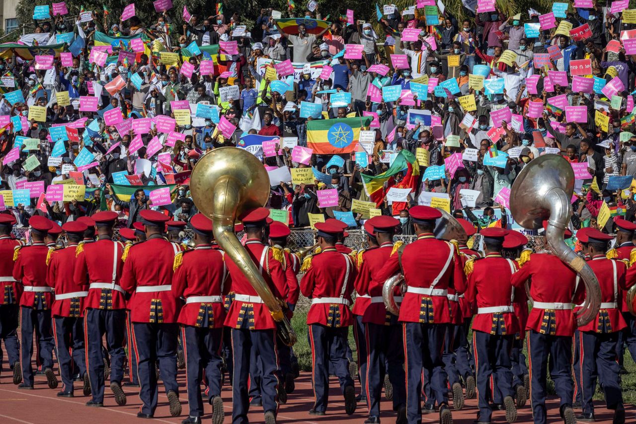 Ethiopians protest US sanctions over brutal Tigray war