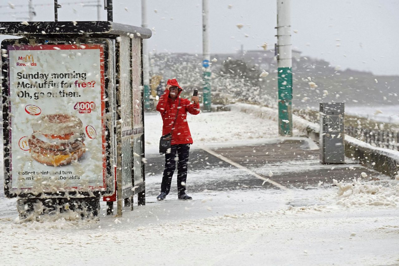 Northern Europe continues to brace for gale-force winds and floods