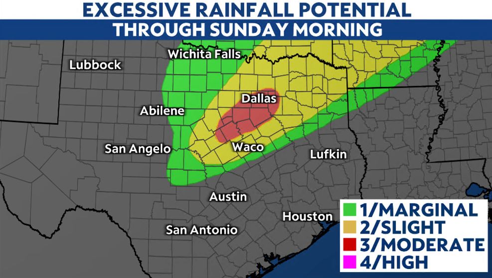 Flash flooding remains a concern across parts of Texas