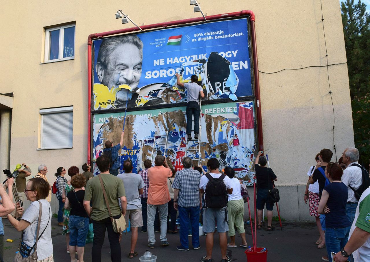 Soros, the far right's boogeyman, is again a target