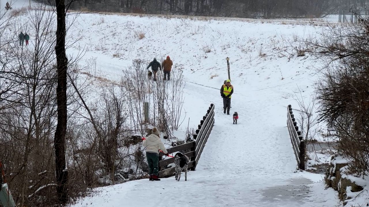 Hikers get out in nature to celebrate the New Year