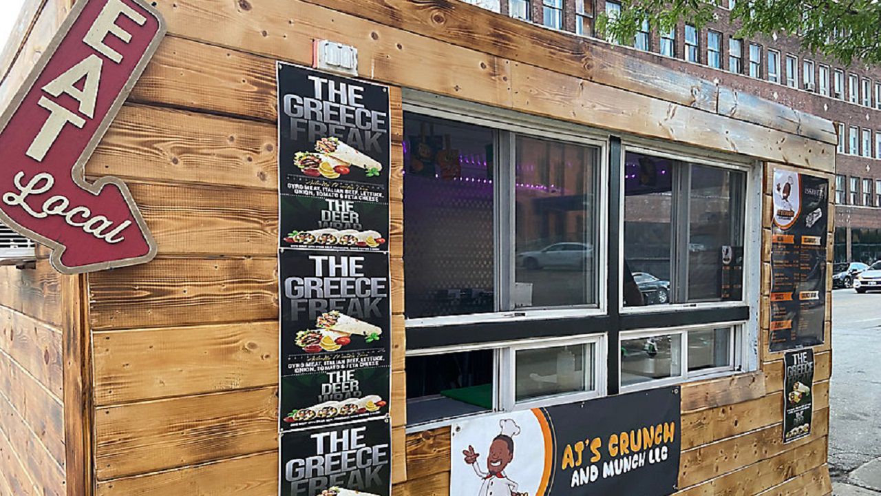 Bucks-themed food truck