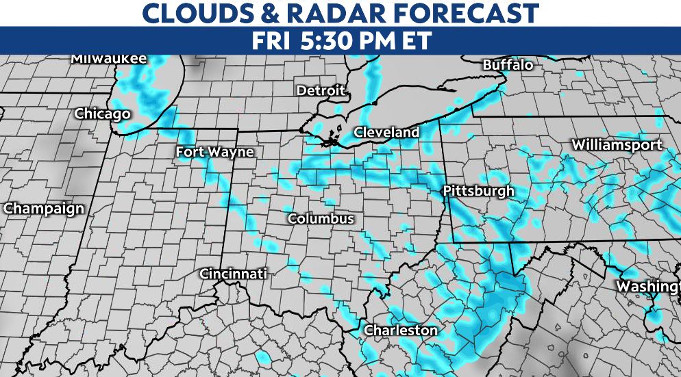 Accumulating snow in the forecast