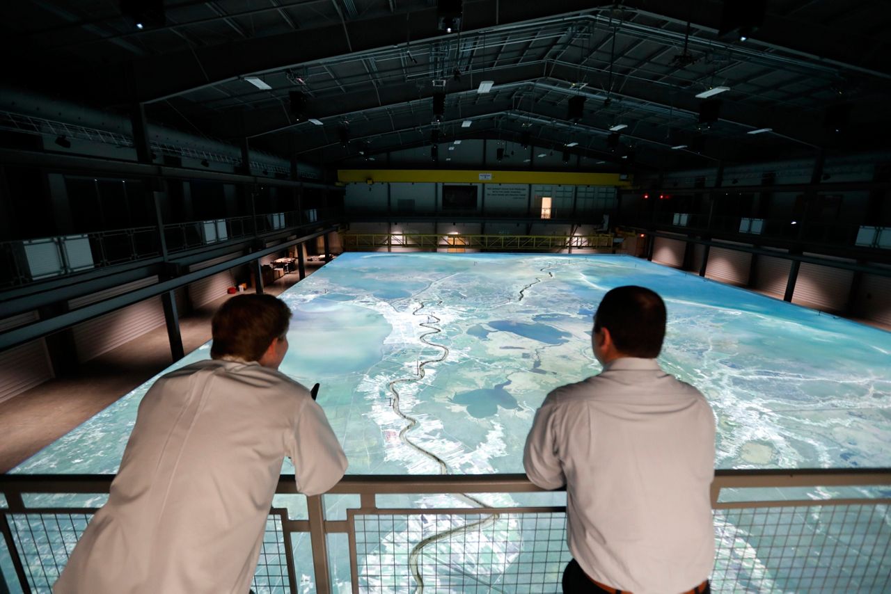 A look at a model of the lower Mississippi River