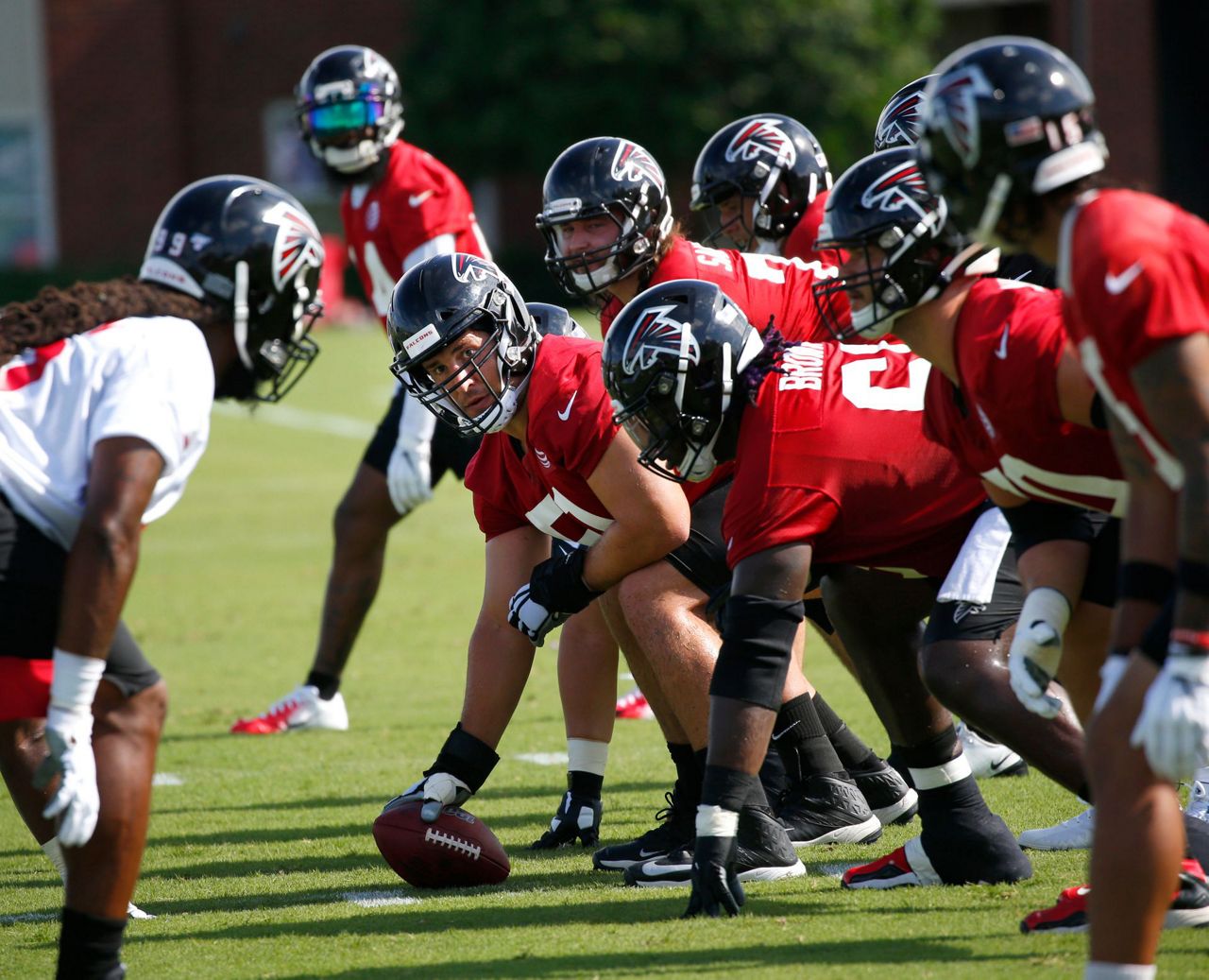 Falcons open camp with questions about hiring of Durkin