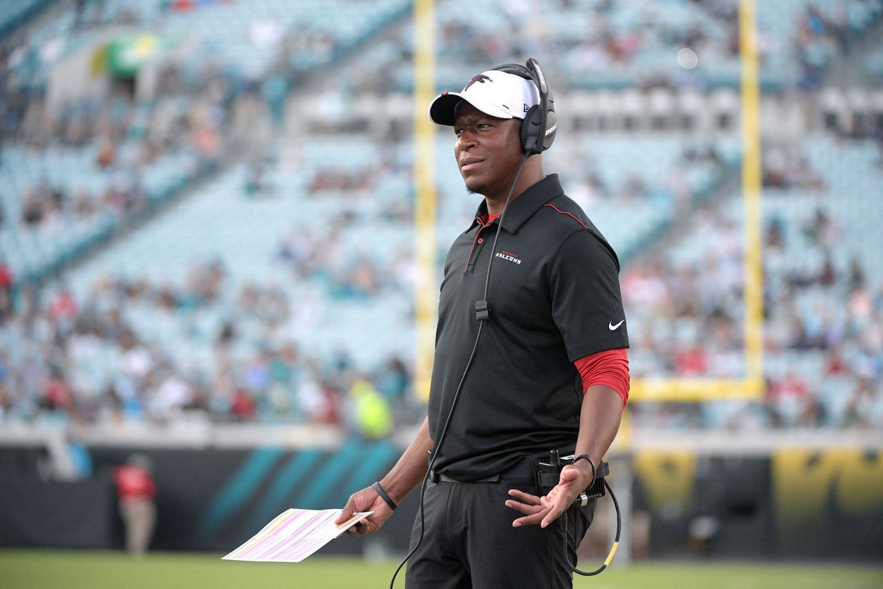 Falcons name Raheem Morris interim replacement for Quinn