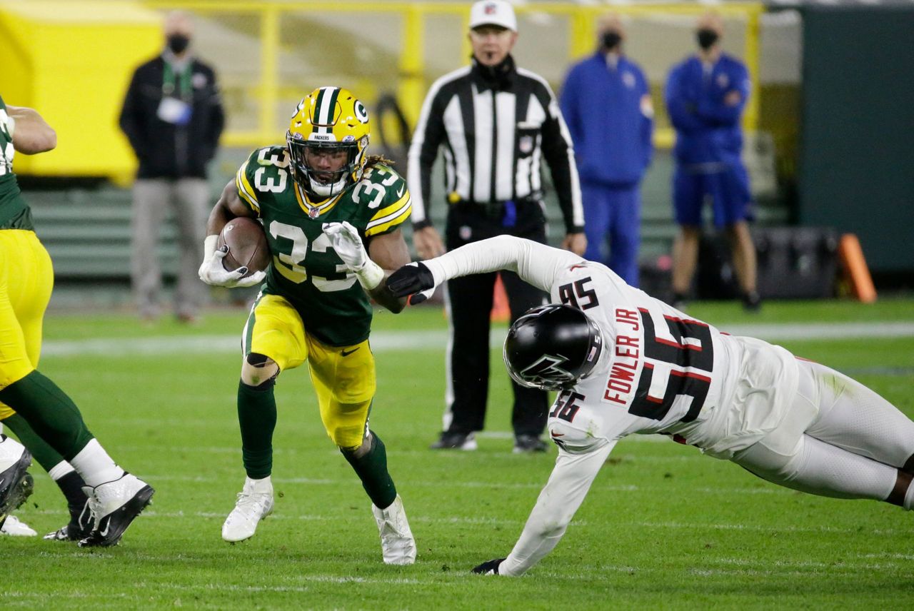 Packers without leading rusher Aaron Jones vs. Texans