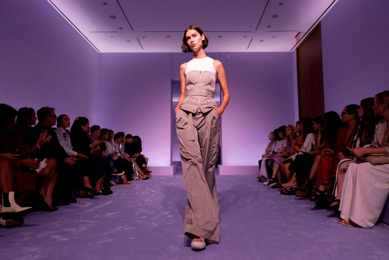 Brandon Maxwell blossoms in lilac for NY Fashion Week