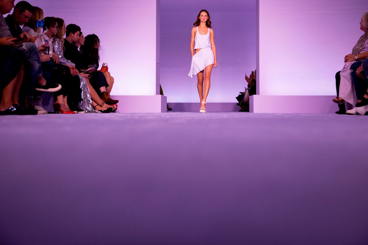 Brandon Maxwell blossoms in lilac for NY Fashion Week