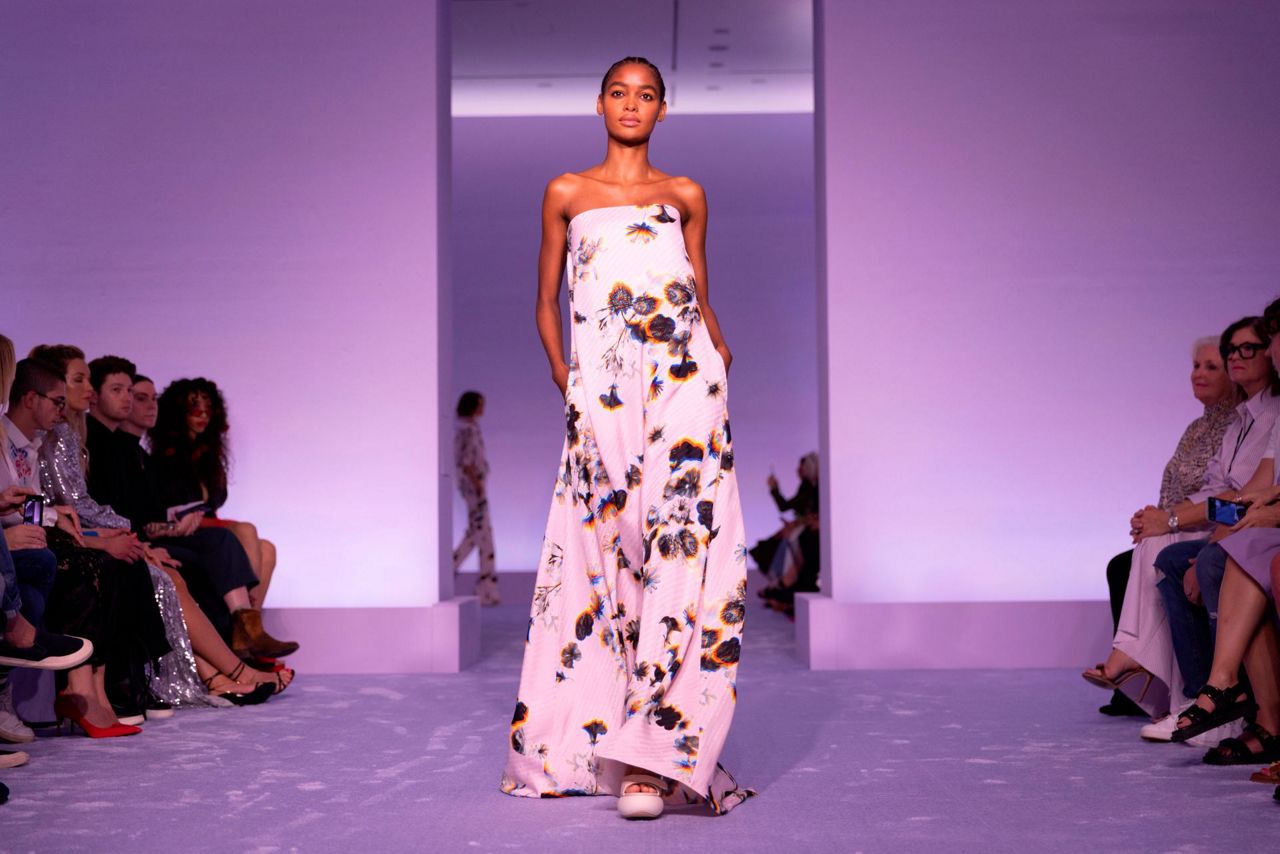 Brandon Maxwell blossoms in lilac for NY Fashion Week