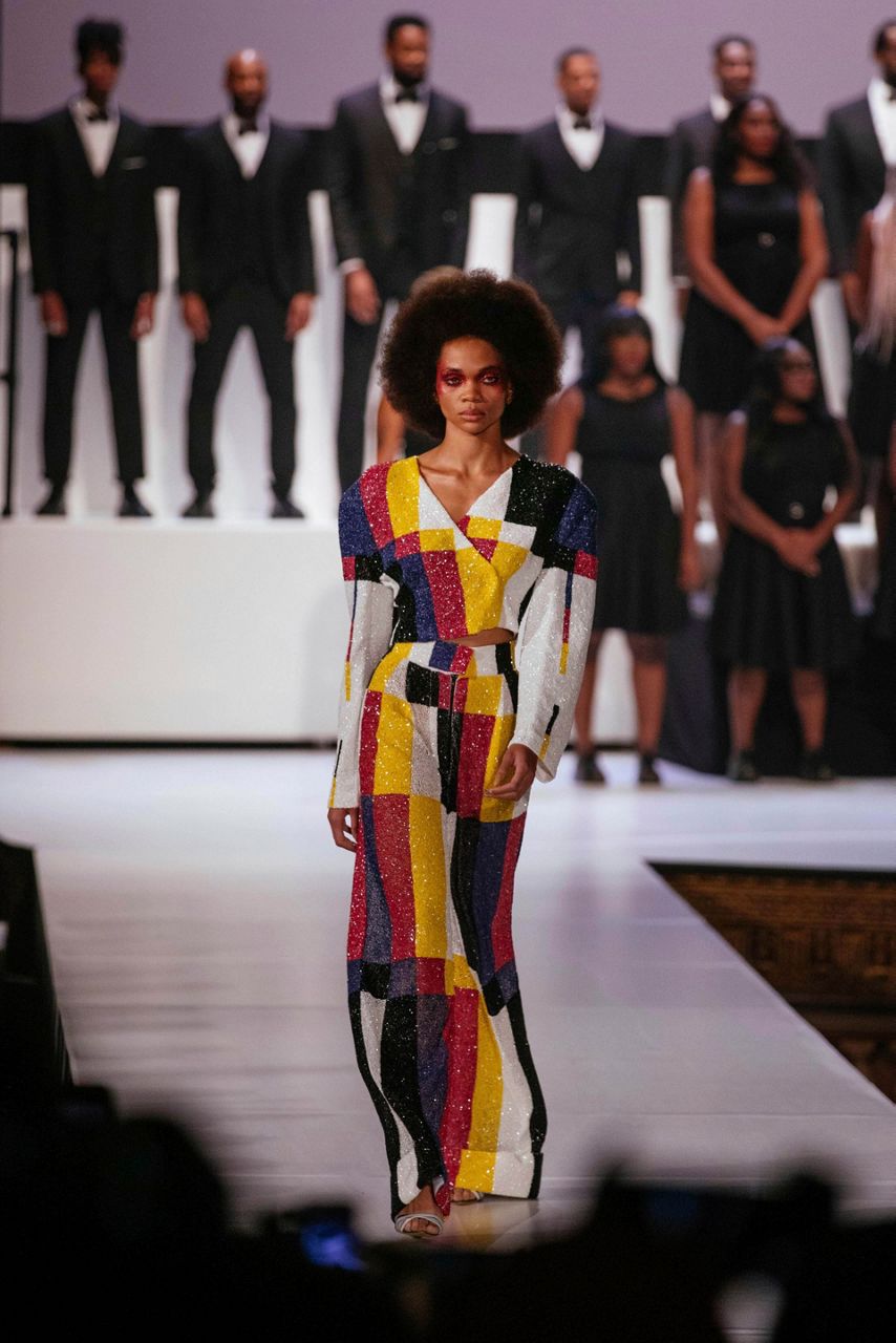 Pyer Moss celebrates black culture with fashion and music