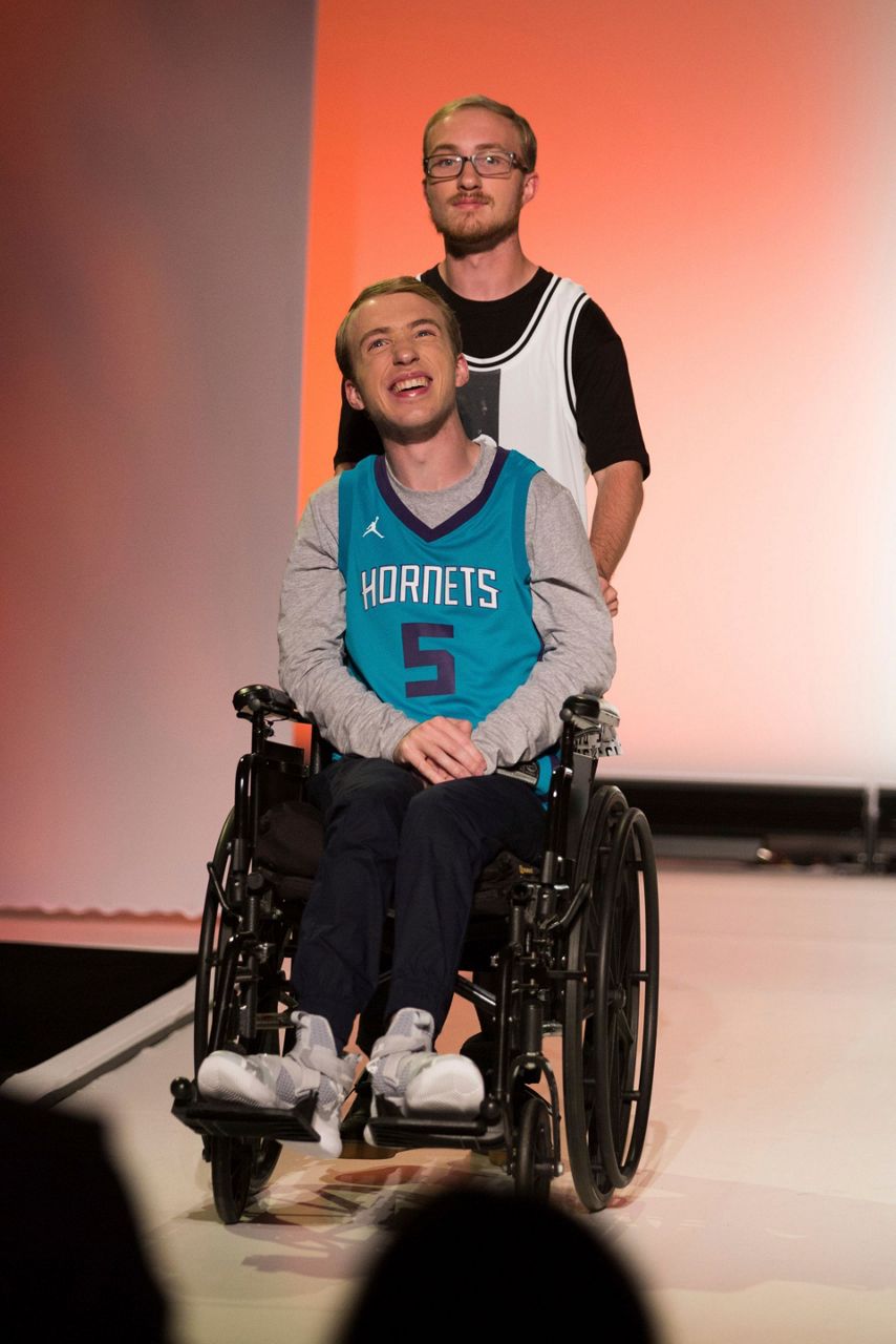 Clothes for people with disabilities highlighted on catwalk