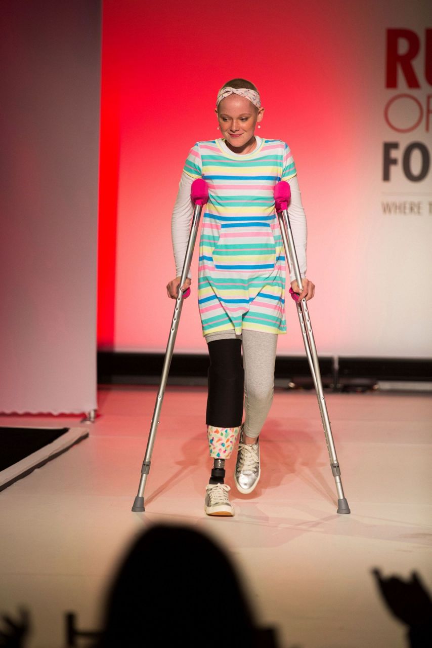Clothes for people with disabilities highlighted on catwalk