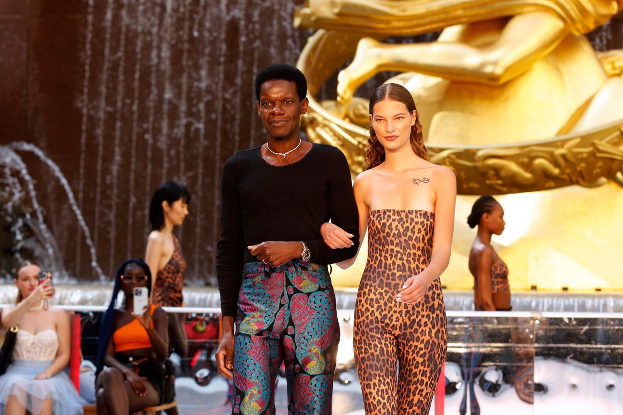 Victor Glemaud puts fashion on roller skates at Fashion Week