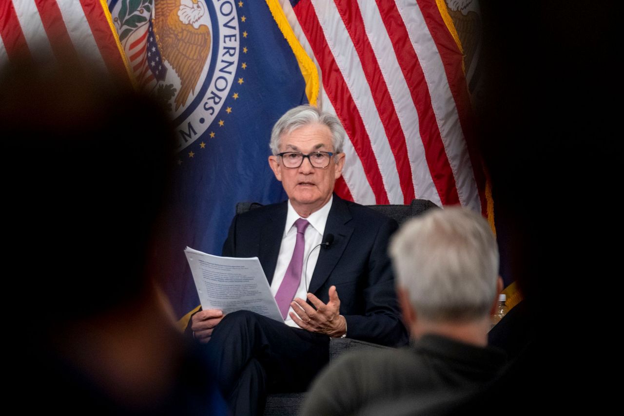 Federal Reserve Chair Powell hints at a pause in rate hikes when ... Federal Reserve Chair Powell hints at a pause in rate hikes when ...