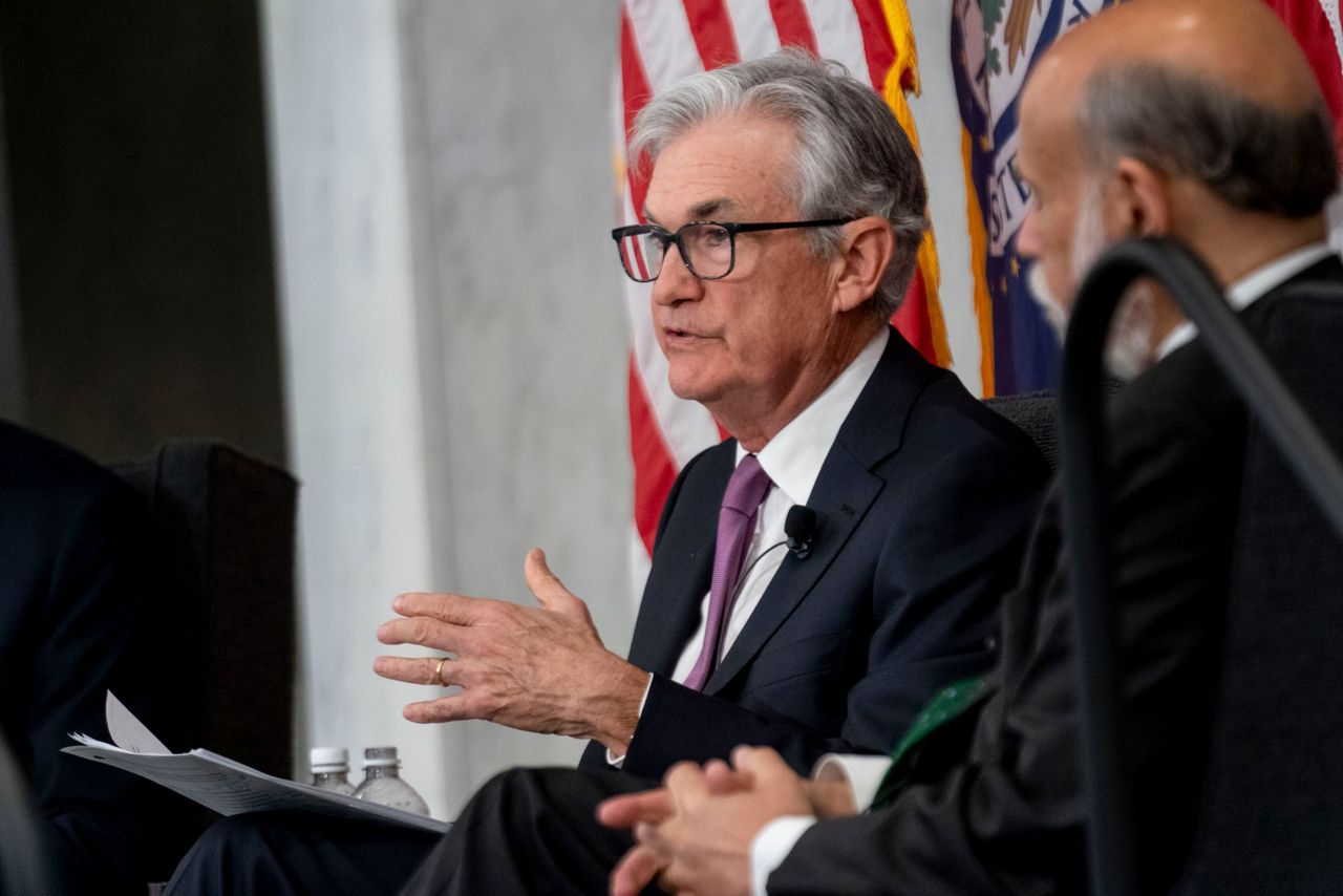 Federal Reserve Chair Powell hints at a pause in rate hikes when ... Federal Reserve Chair Powell hints at a pause in rate hikes when ...