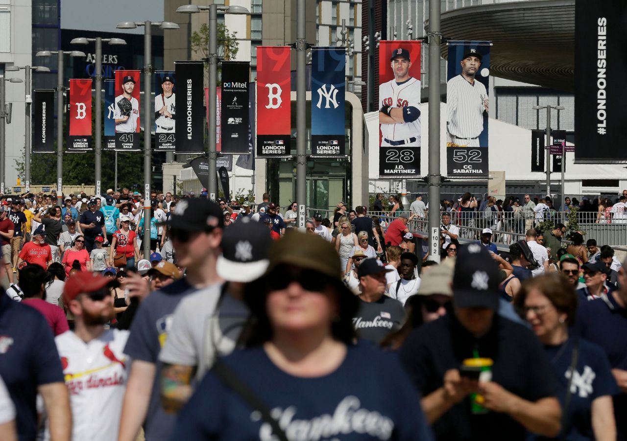 Baseball faces crowded sports market in Britain, Europe