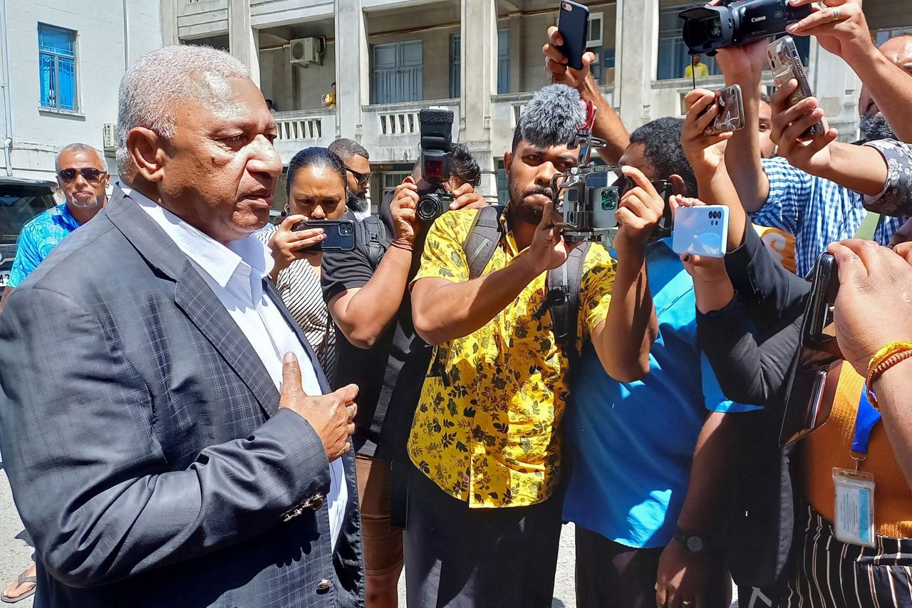 Fiji's former leader Bainimarama arrested and due in court