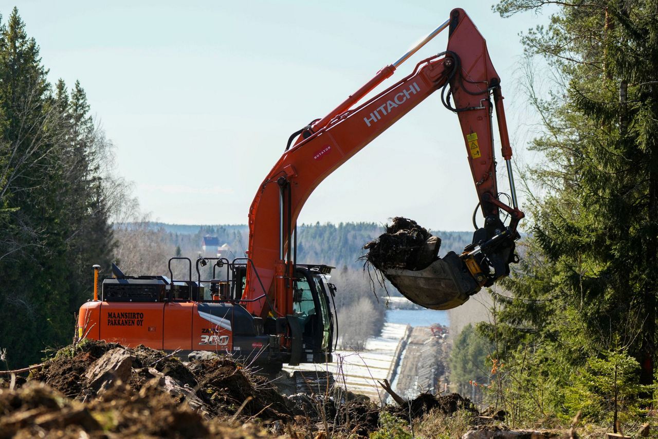 NATO member Finland breaks ground on Russia border fence
