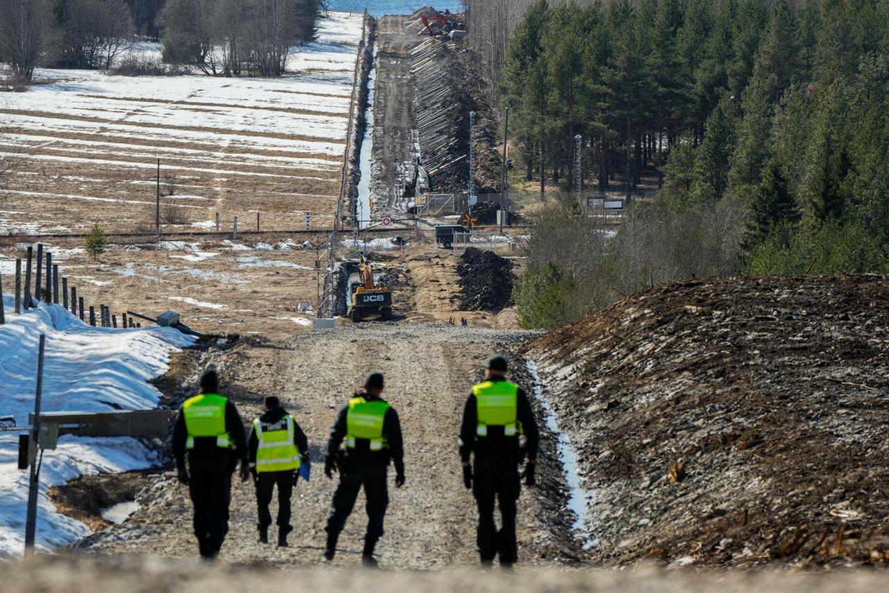 NATO member Finland breaks ground on Russia border fence