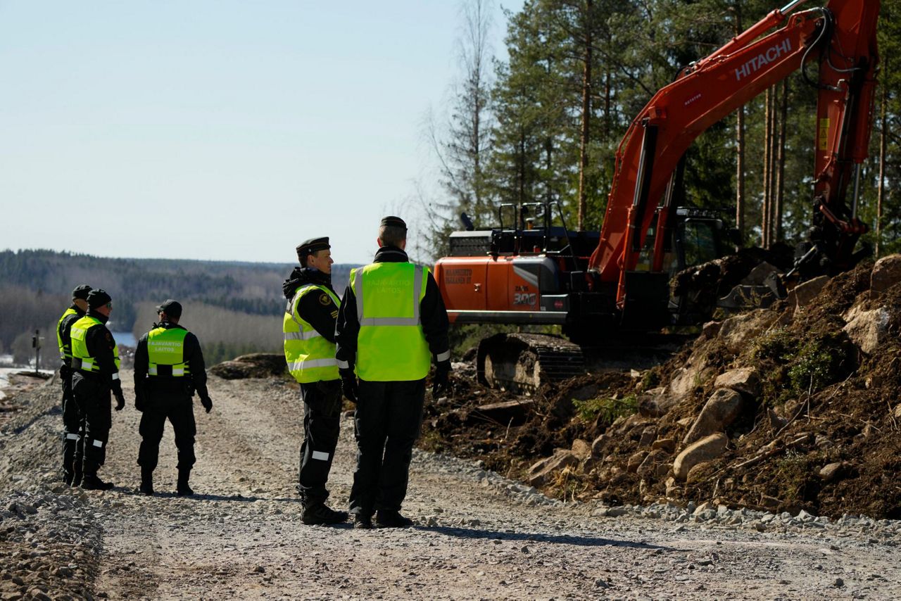 NATO member Finland breaks ground on Russia border fence