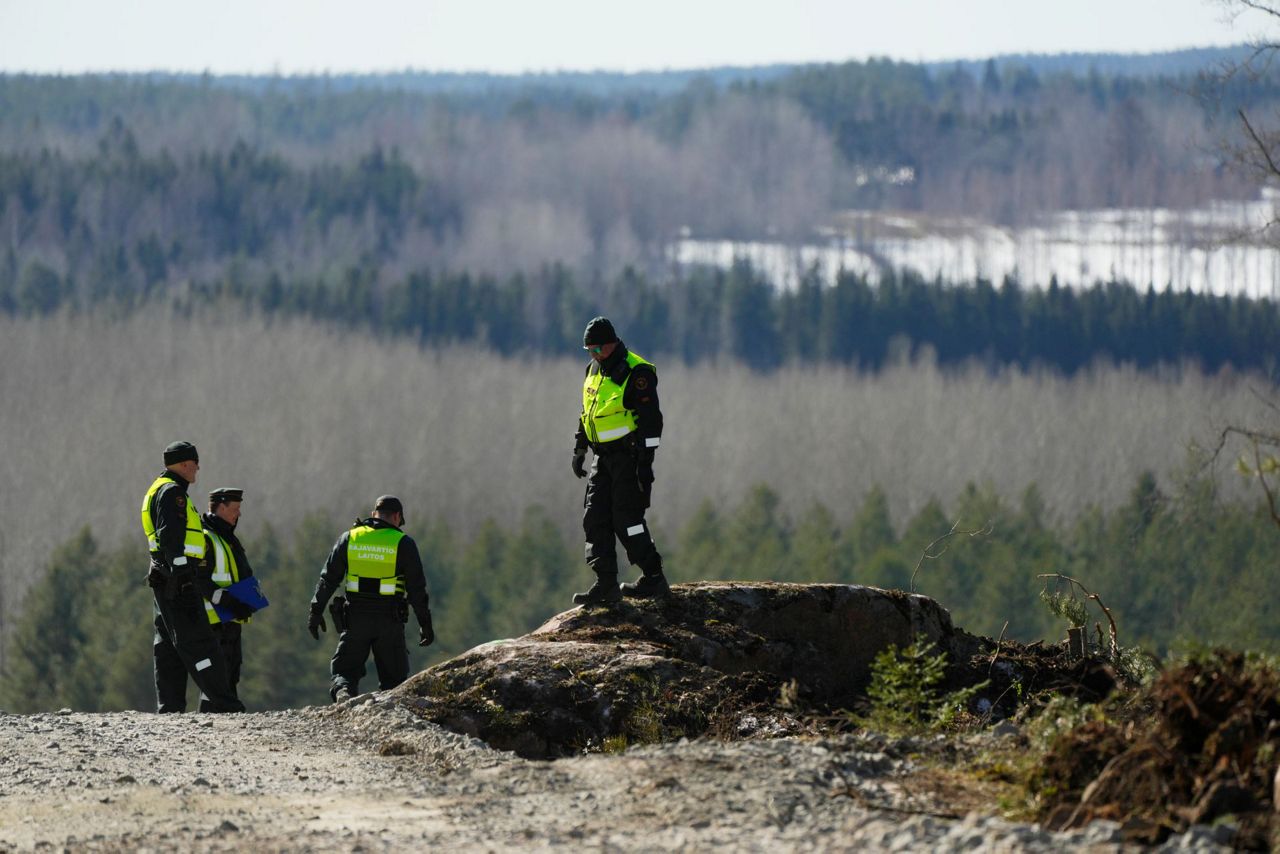 NATO member Finland breaks ground on Russia border fence