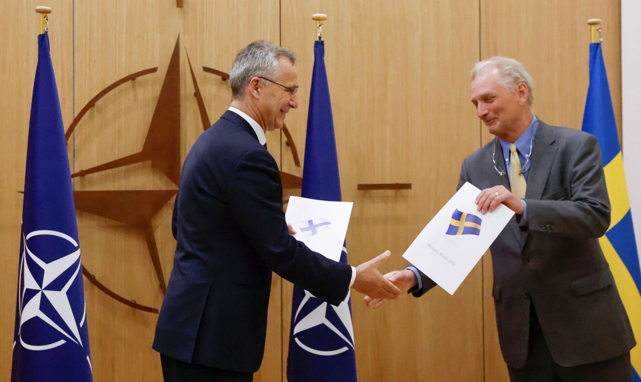 Finland, Sweden submit NATO membership application