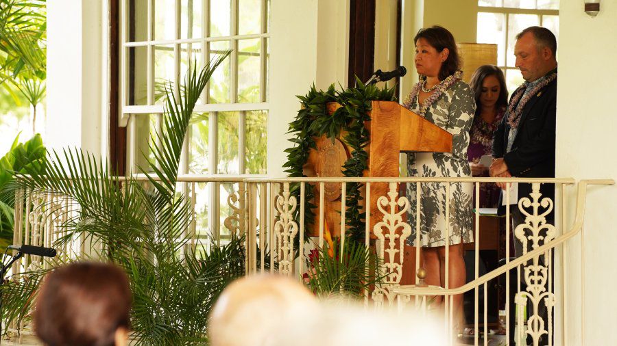Queen Liliuokalani’s Royal Standard returns home