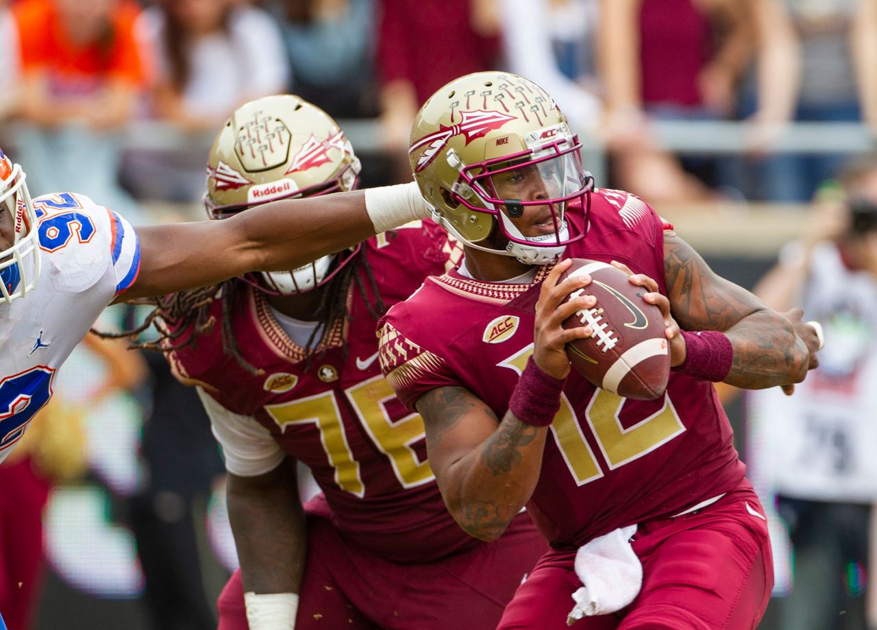 Franks helps Florida win 41-14, end skid vs Florida State
