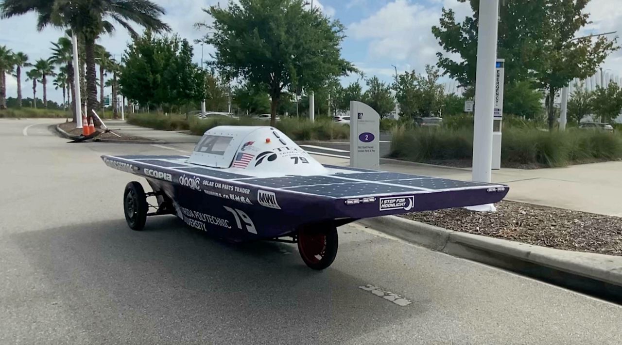 Florida Poly solar car race team lets the sun shine in
