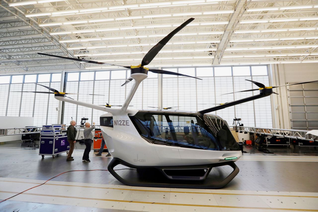 Hydrogen-powered electric flying vehicle readies for liftoff