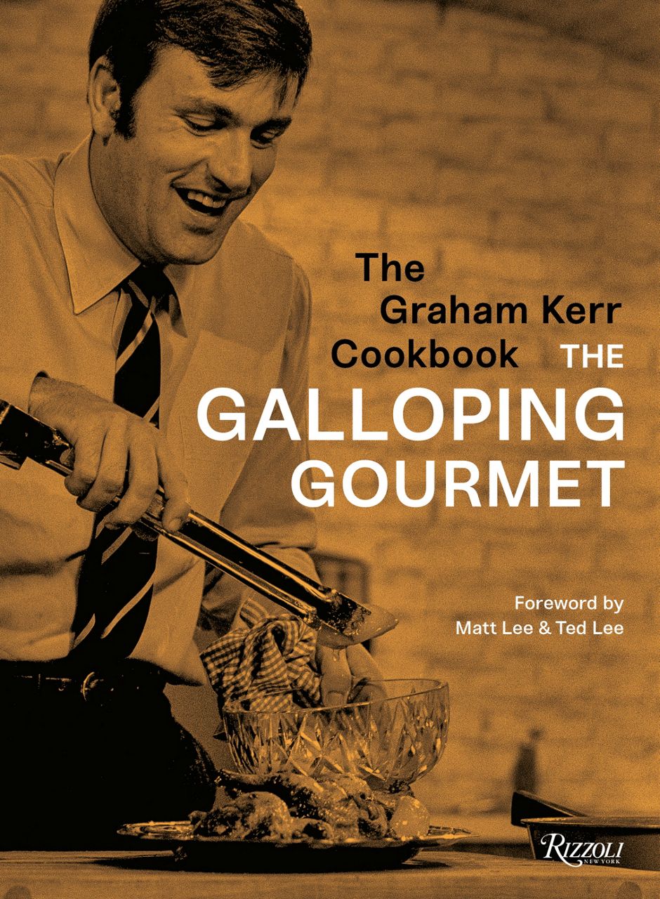 Graham Kerr celebrates the cookbook that led to his gallop