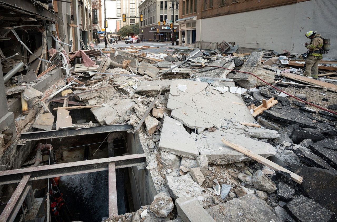 Firefighters investigate cause of suspected gas explosion at historic ...