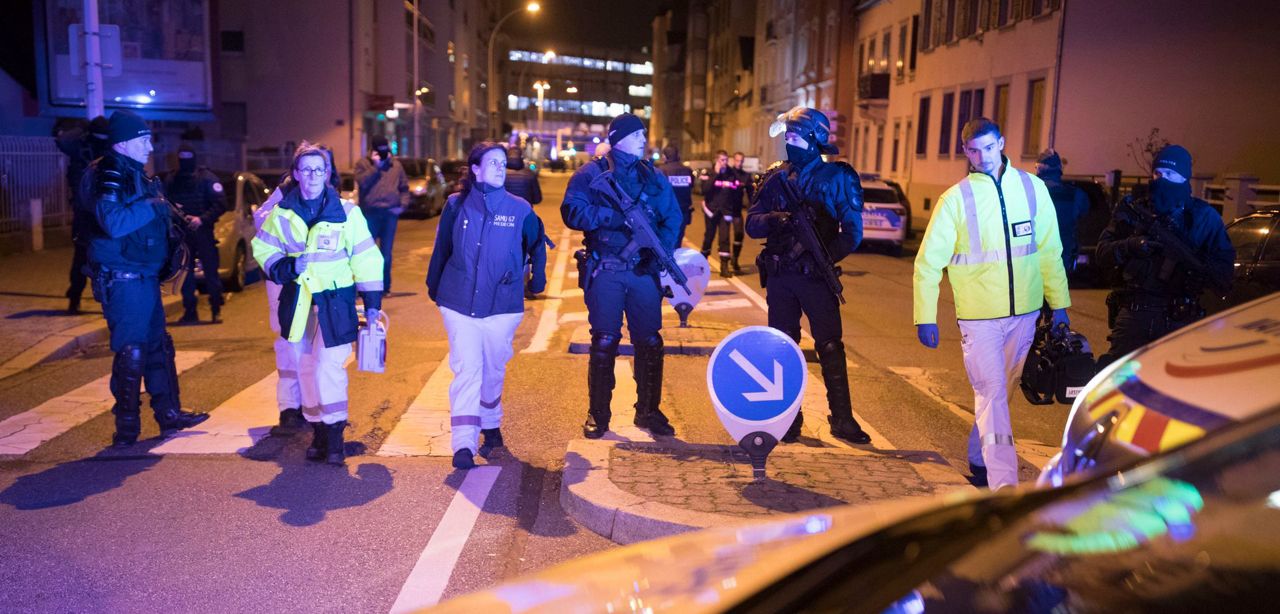 French police try to catch attack suspect dead or alive