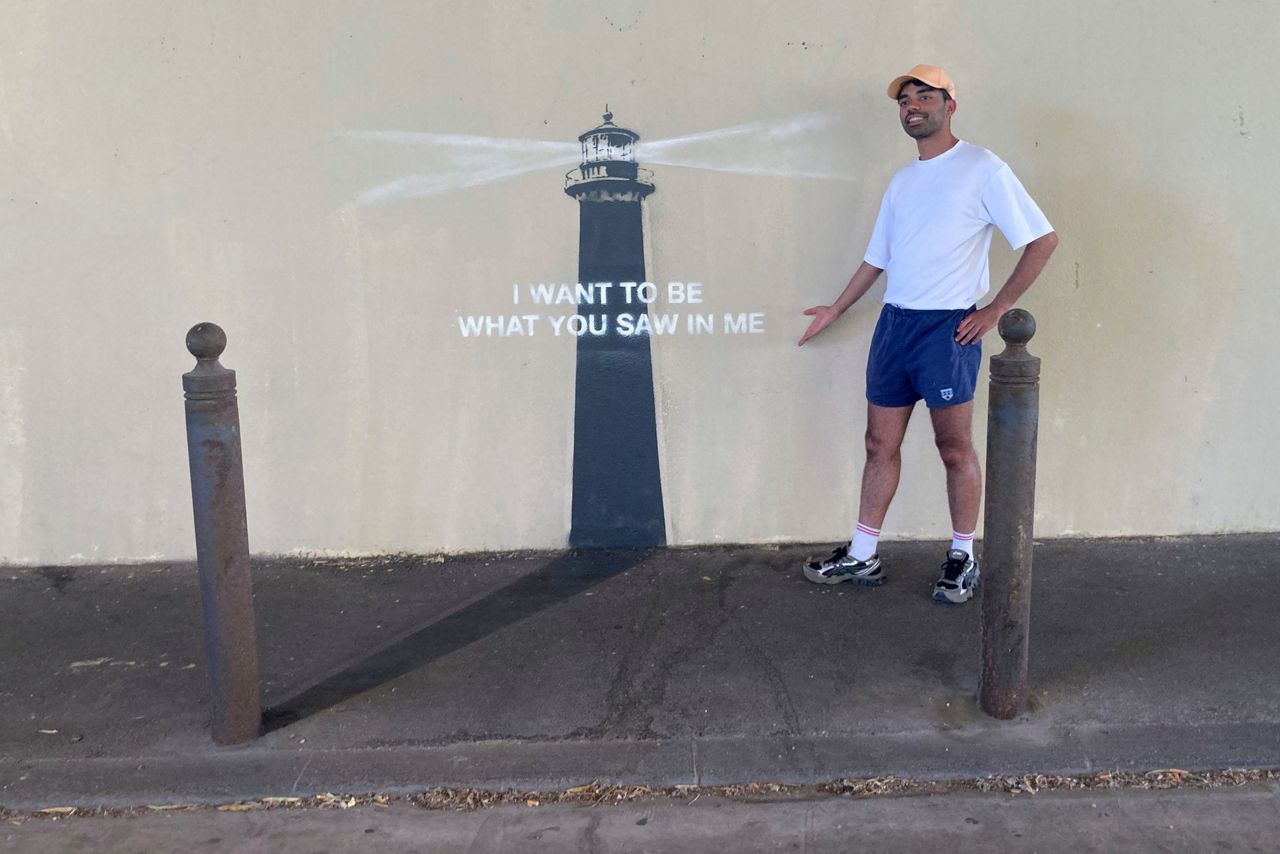 A hunt for Banksy's new lighthouse artwork leads to the south of France