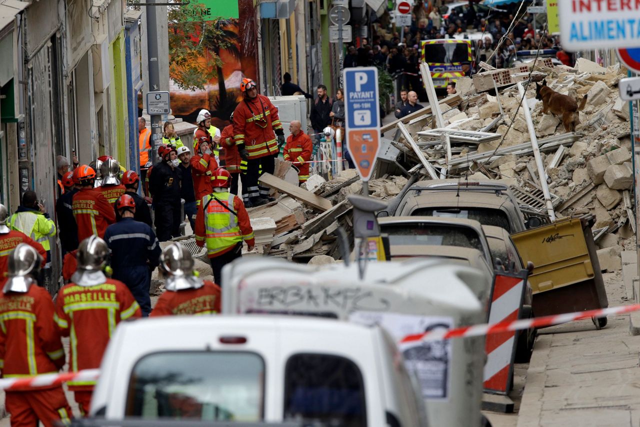 The Latest: 2 dead in Marseille collapsed buildings