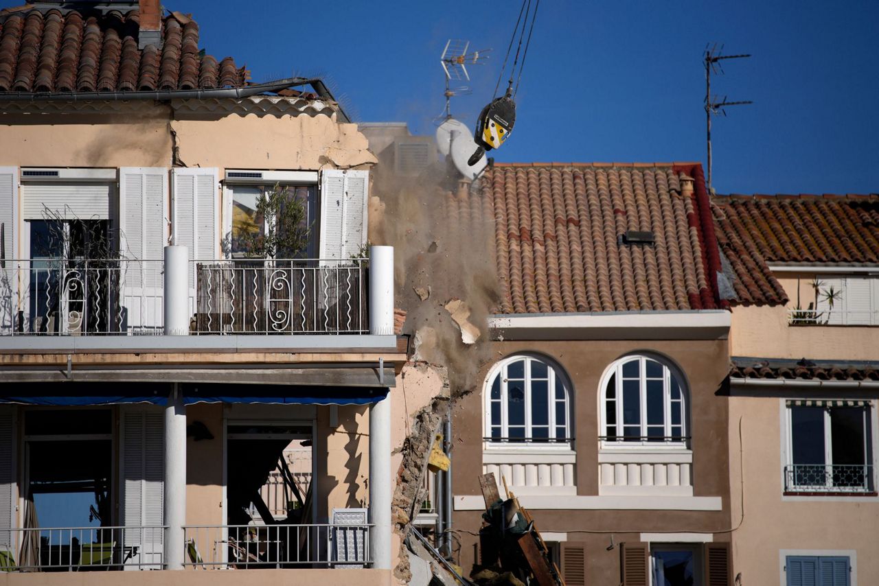 Explosion collapses building in southern France, 4 missing