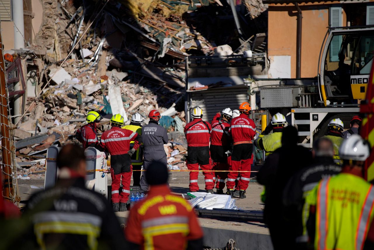 Explosion collapses building in southern France, 4 missing