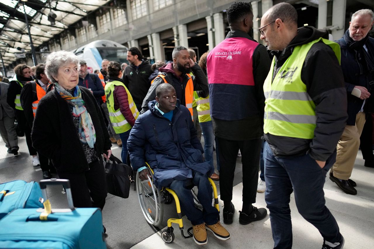 Protest over disabled access in France before Paris Olympics