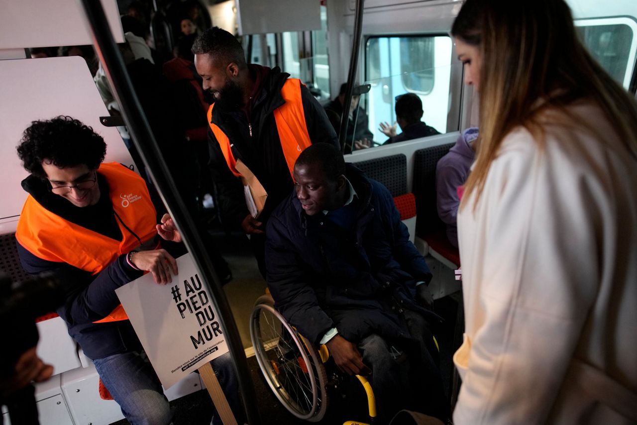 Protest over disabled access in France before Paris Olympics